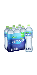 Arwa Bottled Drinking Water - 1.5 Litre (Pack Of 6) : Amazon.ae: Grocery