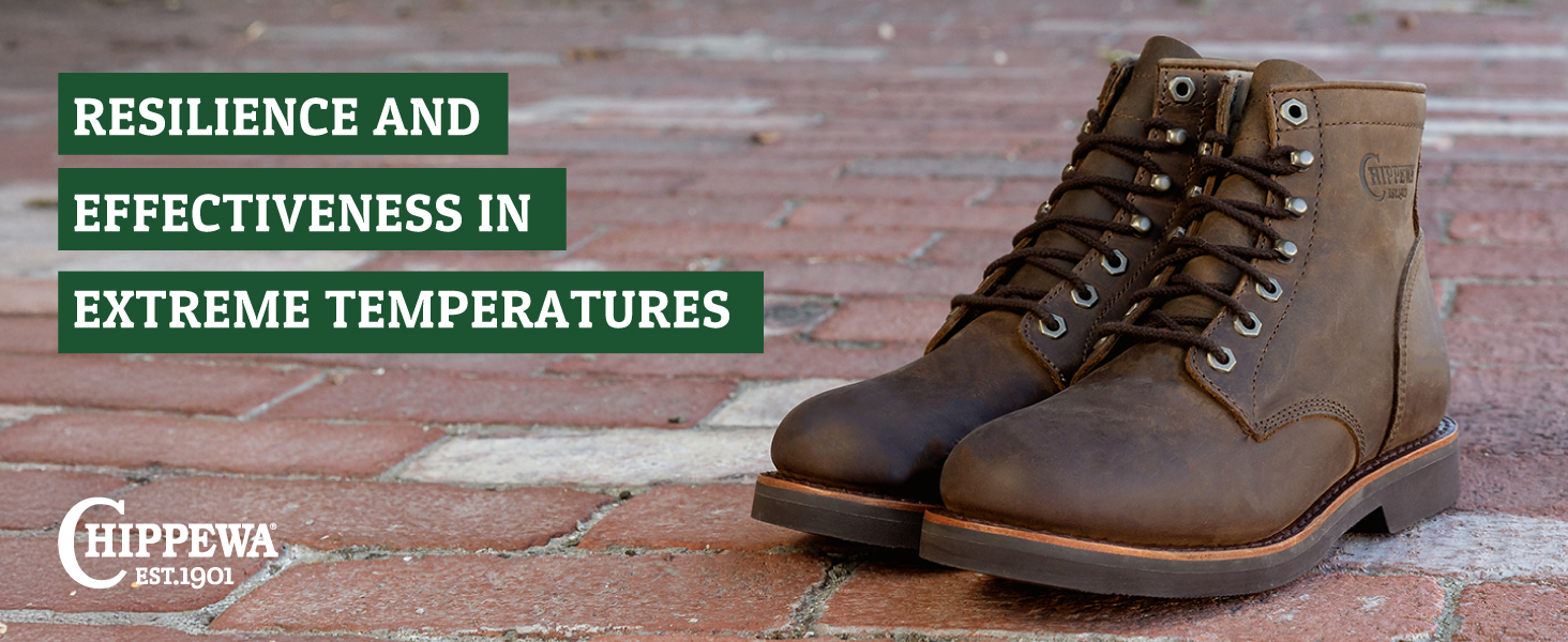 Amazon.com | Chippewa Men's 6" Classic 2.0 Soft Toe Unlined Lace Up Work Boots - Durable, Full ...