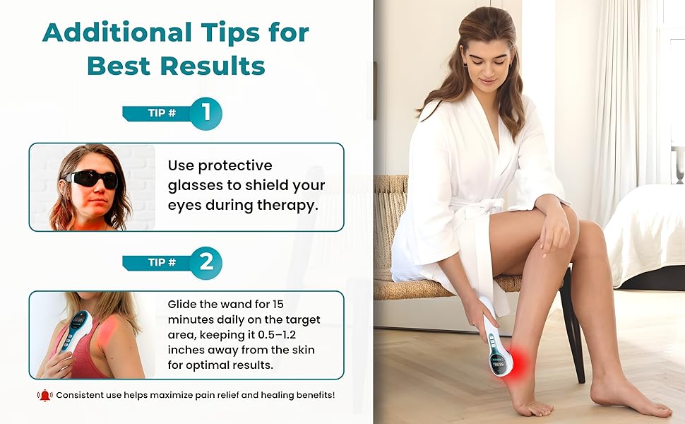 Amazon.com: Norelie RedRevive Cold Laser Therapy Device - Portable Infrared and Red Light ...