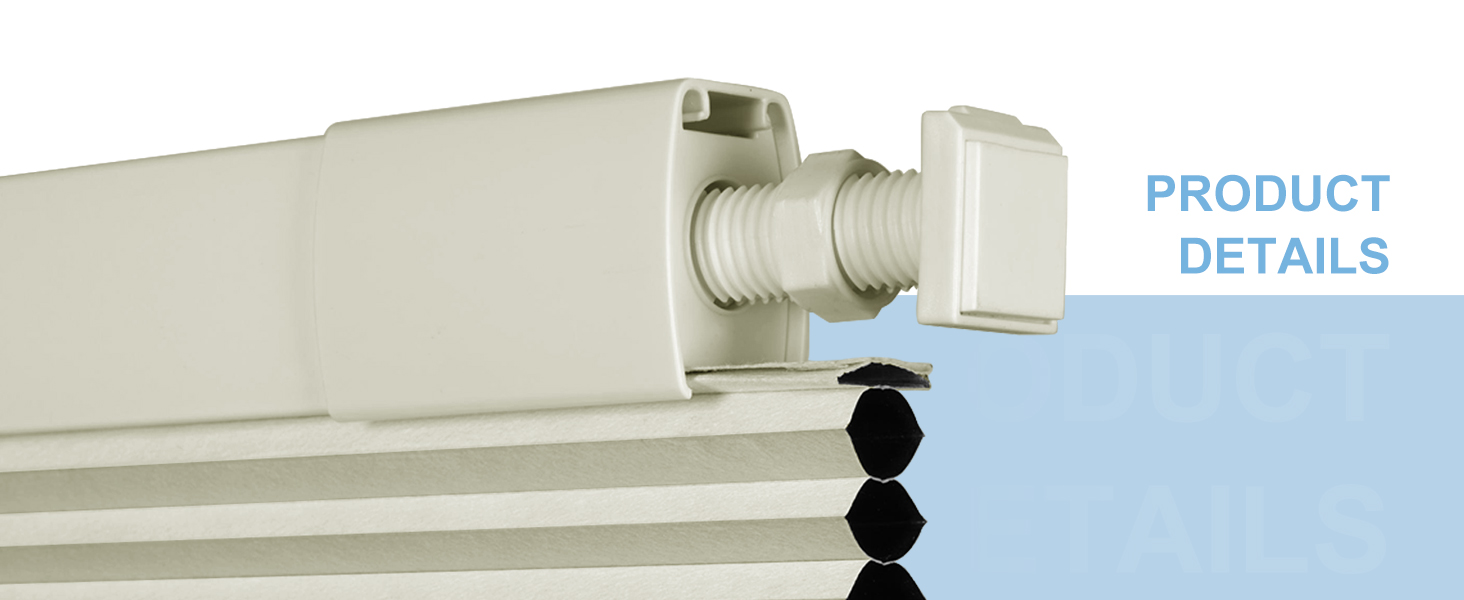 Amazon.com: Boolegon No Drill Blinds for Windows Blackout Cellular ...