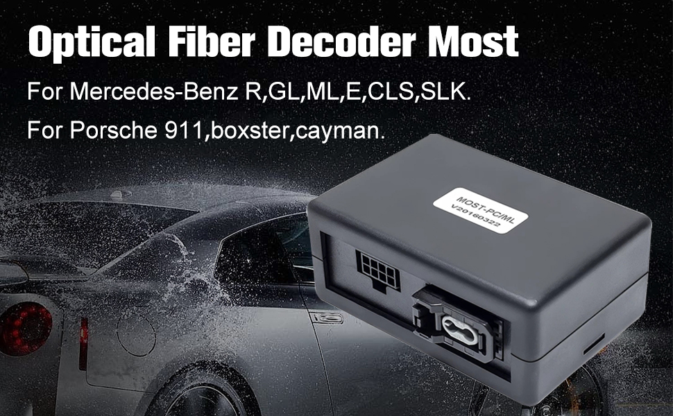 Amazon.com: Fiber Decoder for Mercedes, Optical Box Most Adapter for ...