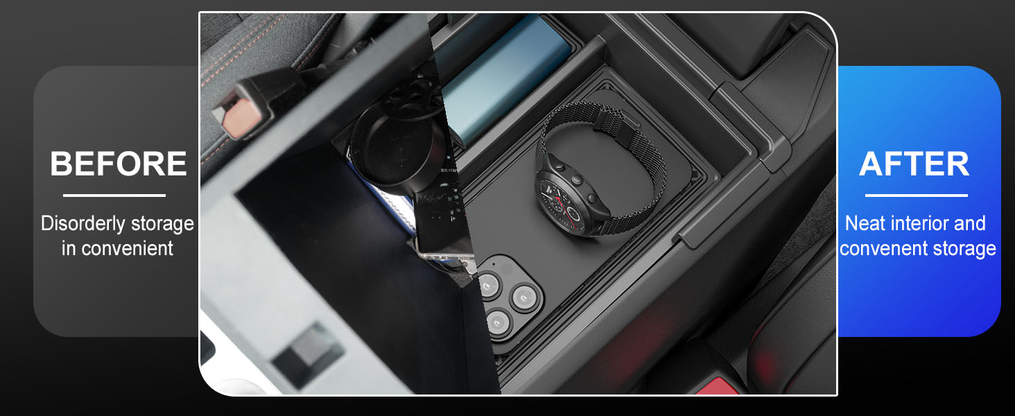 Amazon.com: xipoqix 2PCS Center Console Organizer Compatible with 2022-2025 Ford Maverick ...