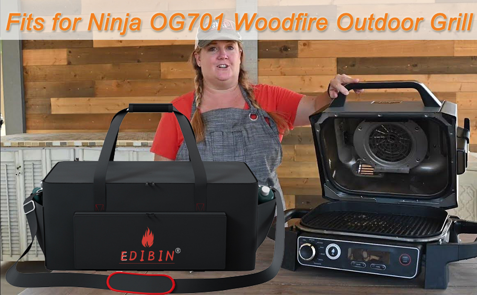Amazon.com: EDIBIN Grill Carry Bag Fit for Ninja OG701 Woodfire Outdoor Grill, Fits Ninja OG751 ...