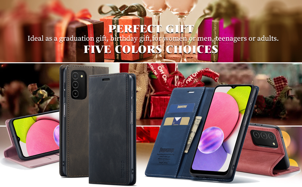 Amazon.com: Samsung Galaxy A03S Case,Samsung Galaxy A03S Case Wallet with [RFID Blocking] Card ...