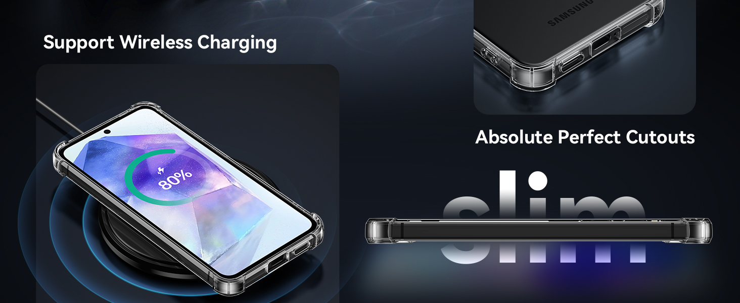 YisrLery 3 in 1 Camera Cover Compatible with Samsung Galaxy A55 5G Case and 2 Pack Tempered ...