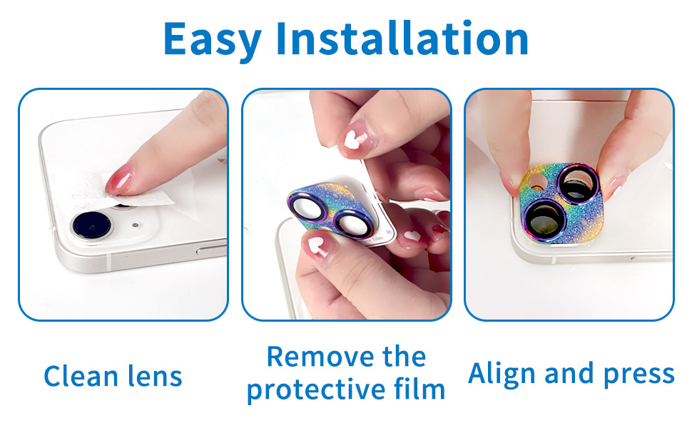 Amazon.com: Hsefo Compatible with iPhone 15 and iPhone 15 Plus Camera Lens Protector, Anti ...