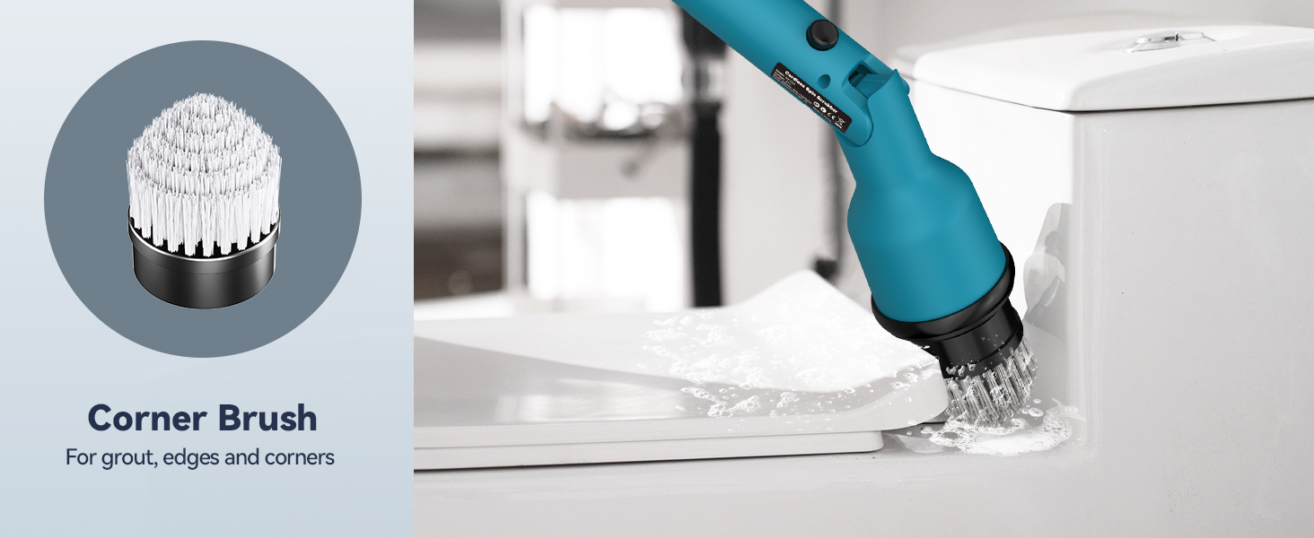 Amazon.com: Uaoaii 21V Electric Spin Scrubber, Max 1000RPM Powerful ...