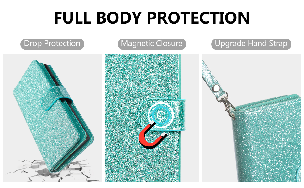 Amazon.com: Varikke for Samsung Galaxy S24 Ultra Wallet Case, Detachable Magnetic for S24 Ultra ...