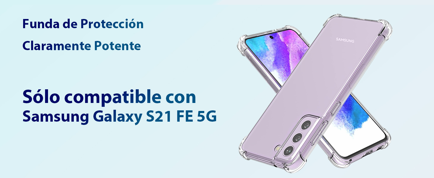 USTIYA Funda para Samsung Galaxy S21 FE 5G Case Uso Rudo Carcasa Bumper,Shock-Absorción TPU ...