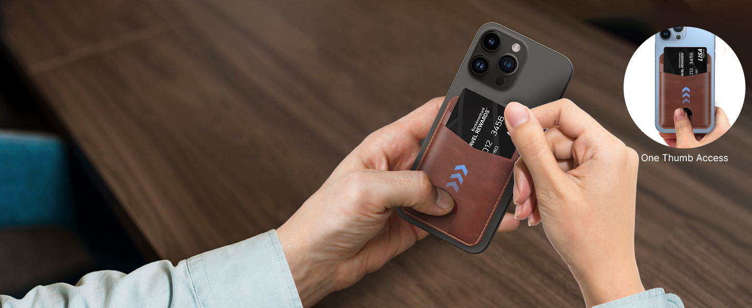 Amazon.com: typecase Magnetic Wallet Compatible with Magsafe: Magnetic Phone Wallet & Card ...