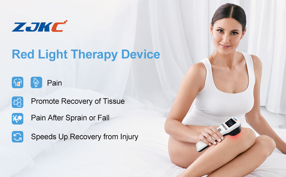 ZJKC 4x808nm+16x650nm Portable NIR Near Infrared Light Therapy - Red Light Therapy Device ...