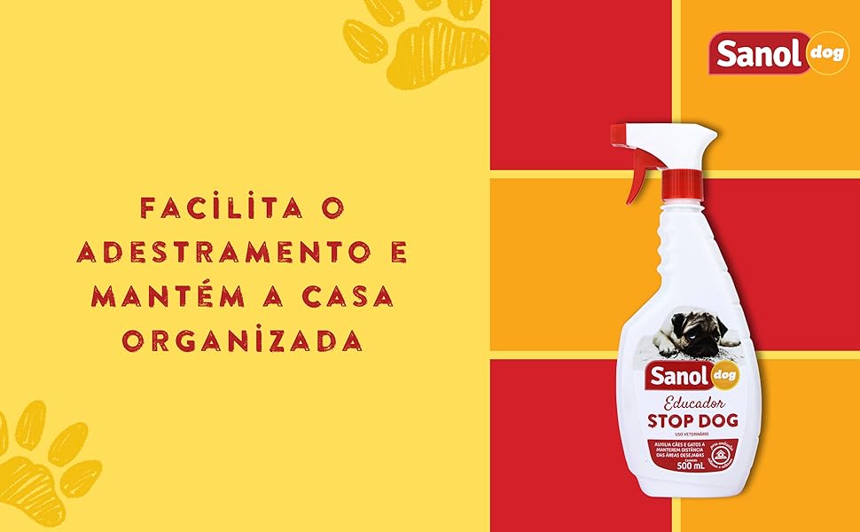 Sanol Dog Educador Sanitário Para Cães Pipi 20 Ml Branco : Amazon.com.br: Pet Shop