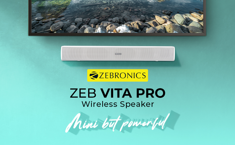 ZEBRONICS Zeb-VITA PRO Wireless BT v5.0 Speaker with 24W RMS, TWS, 10H Playback, LED Display ...