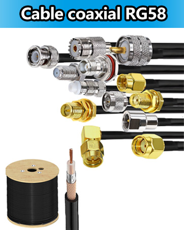 TUOLNK N Type to SMA Coaxial Cable RG58 N Male to SMA Male Wifi Antenna Extension Cable 20 Inch ...