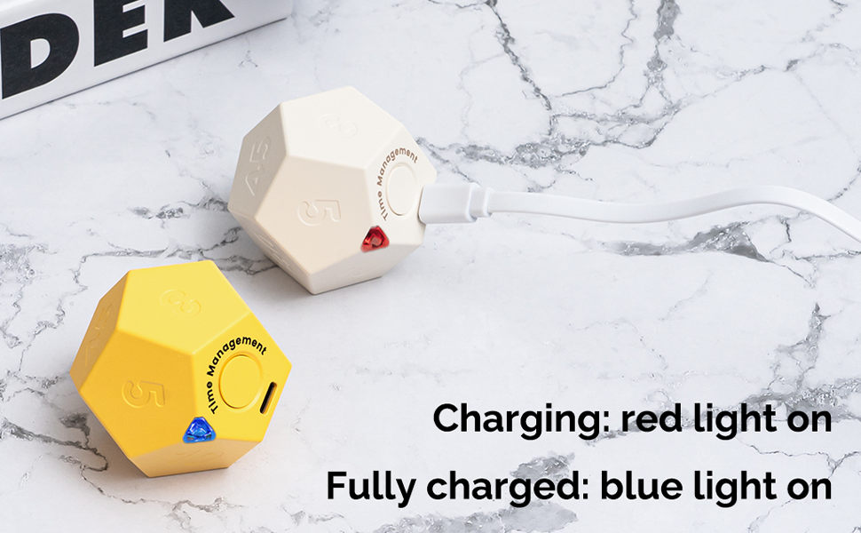 Kadams Pomodoro Timer Rotating Desk Productivity Timer 11 Preset