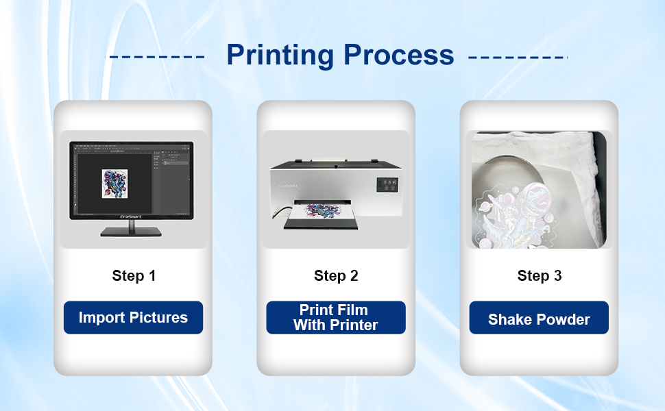 Amazon.com: New A4 DTF Transfer Printer 100% Transfer Rate for DIY Print T-Shirts, Leather ...