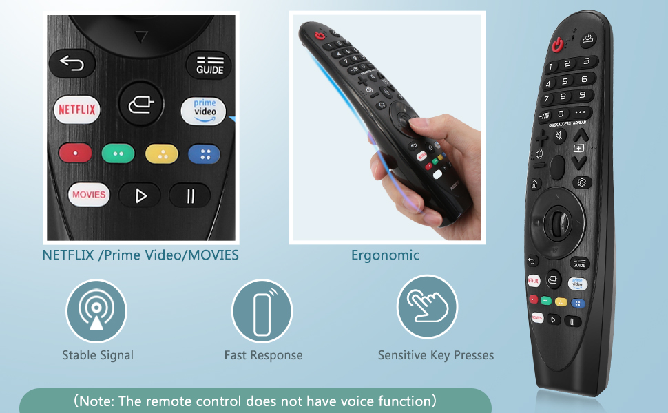 Universal Remote Control for LG Magic Remote AN-MR20GA,Control for LG Smart TV Magic Remote ...
