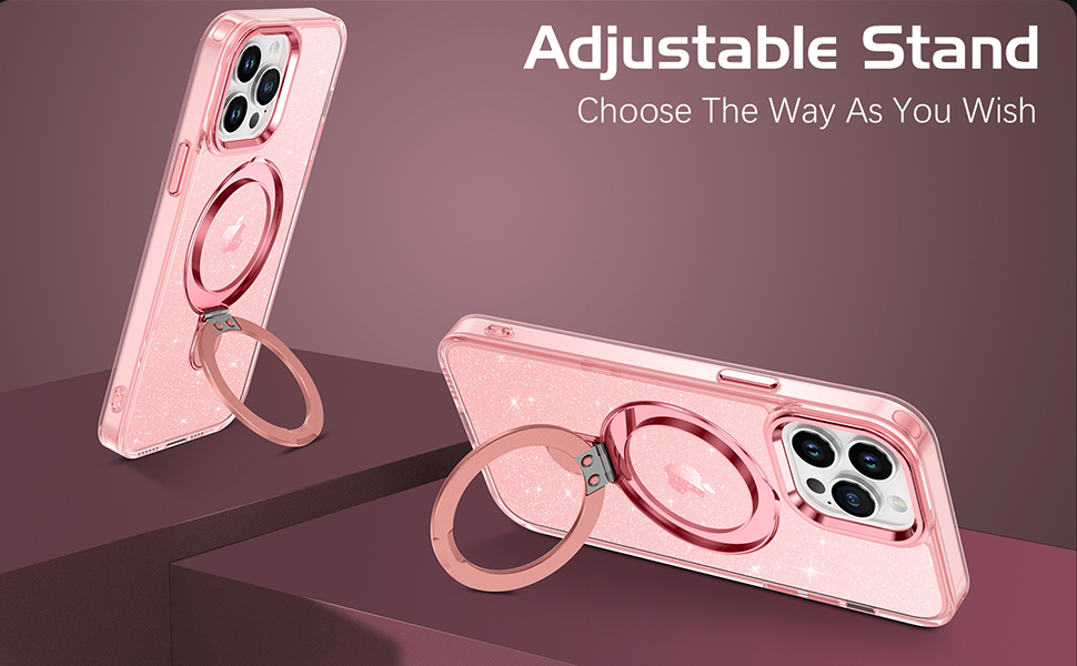 Amazon.com: DOMAVER Magnetic Case for iPhone 13 Pro Max with Stand [Compatible with Magsafe ...