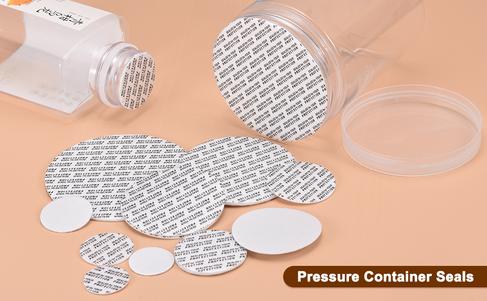 Amazon.com: Awclub 35mm/1.38" Foam Lid Liner, 100 Pack Pressure Seal Cap Liners Round Jar Seals ...