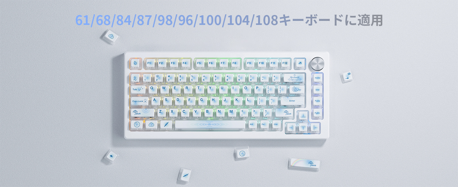 Amazon.co.jp: キーキャップ XVX 116キー ASAプロファイル 熱昇華技術&PBTプディング キーキャップ フルセット 60% 65% 75% 100% Cherry ...