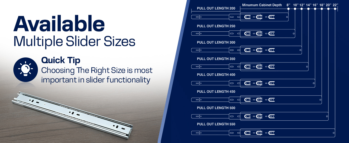 OURSHOM 10 Inch Soft Close Drawer Slides 1 Pairs (2pcs) Heavy Duty Full ...