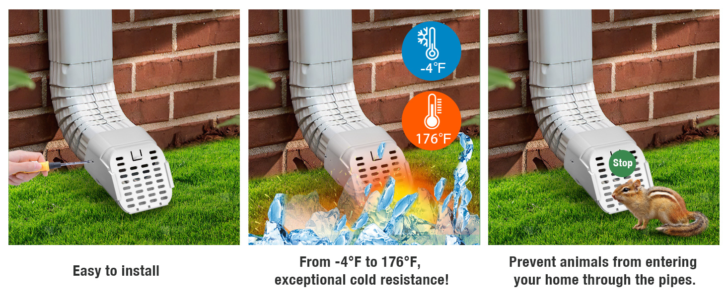 2"x3" Type-A Gutter Downspout Extensions Gutter Downspouts Downspout ...