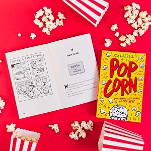 Popcorn: A hilarious and moving story about coping with anxiety: Amazon.co.uk: Harrell, Rob ...