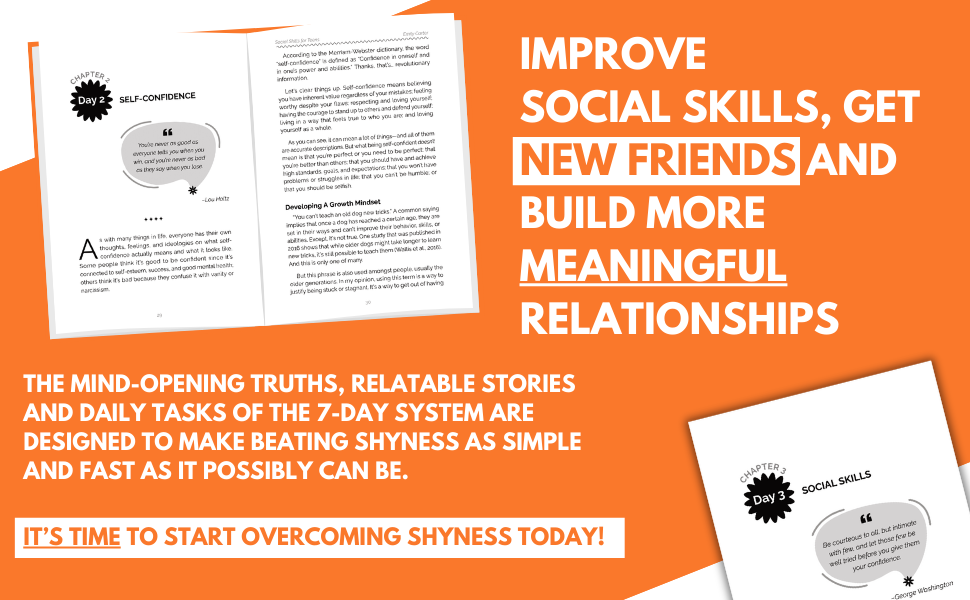 Social Skills for Teens: A Simple 7-Day System for Teenagers to Break ...