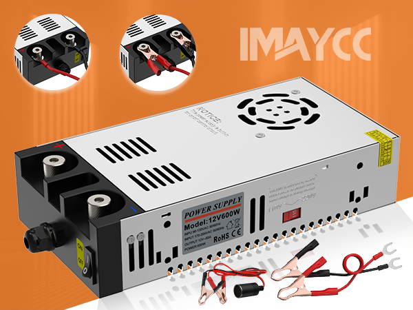 Mua New Version 110V to 12V DC Converter, IMAYCC AC to DC Converter 600W 50A,120V to 12V Power ...