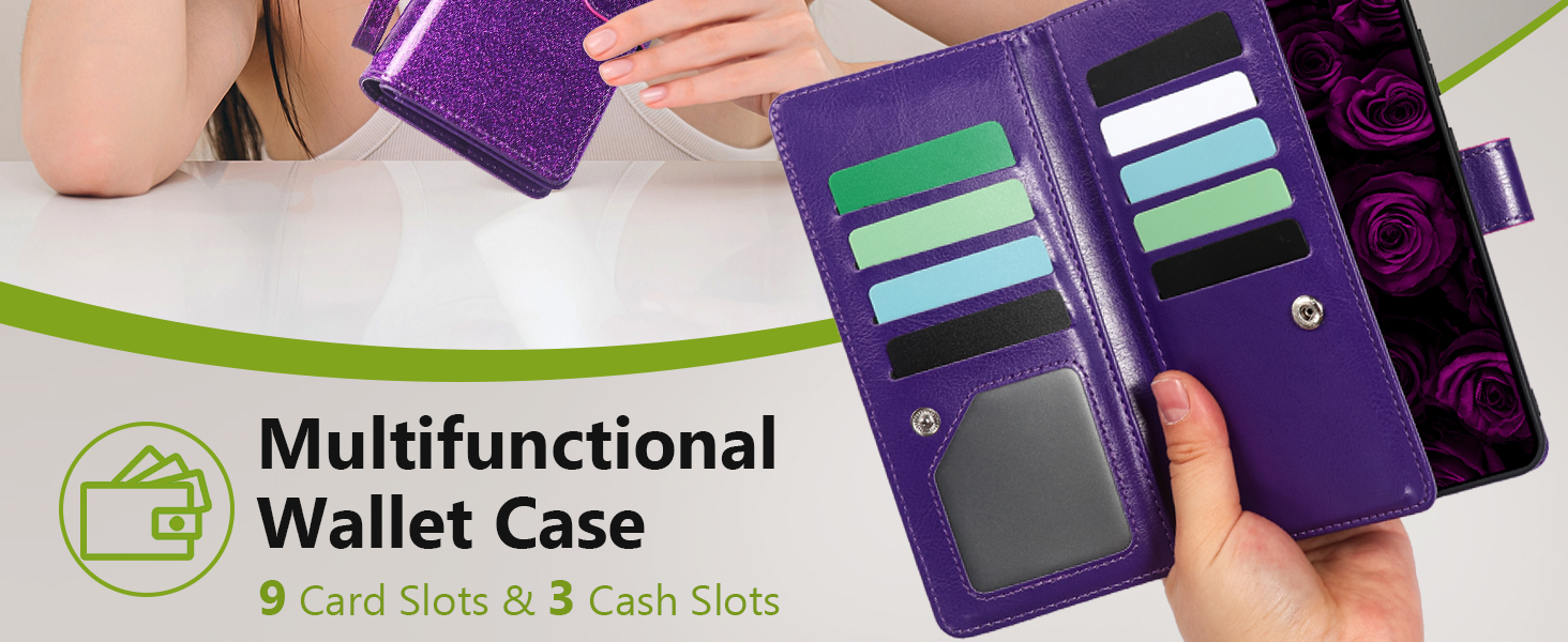 Amazon.com: Varikke Compatible with Samsung Galaxy A14 5G Case, Detachable Magnetic Wallet Case ...