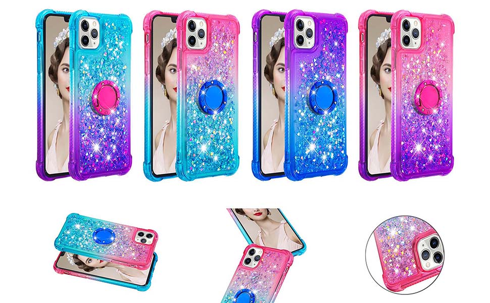 Amazon.com: Monwutong Slim Fit Phone Case for Google Pixel 8 Pro,Bling Shiny Quicksand Effect ...