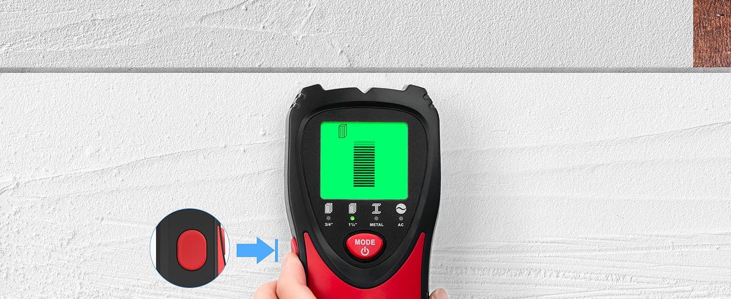 Amazon.com : KAIWEETS Stud Finder Wall Scanner, 5 in 1 Electronic Stud Detector with 3 Color LCD ...