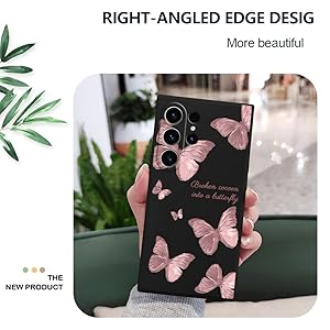 Amazon.com: LEECG for Samsung Galaxy S24 Ultra Case, Creative Flower Pattern Design Phone Cover ...
