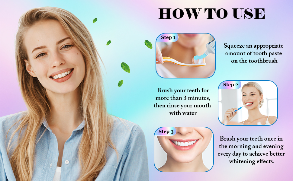 Amazon.com : Acssart Radiant Whitening Toothpaste, Nicotinamide Dazzle Toothpaste, Intensive ...