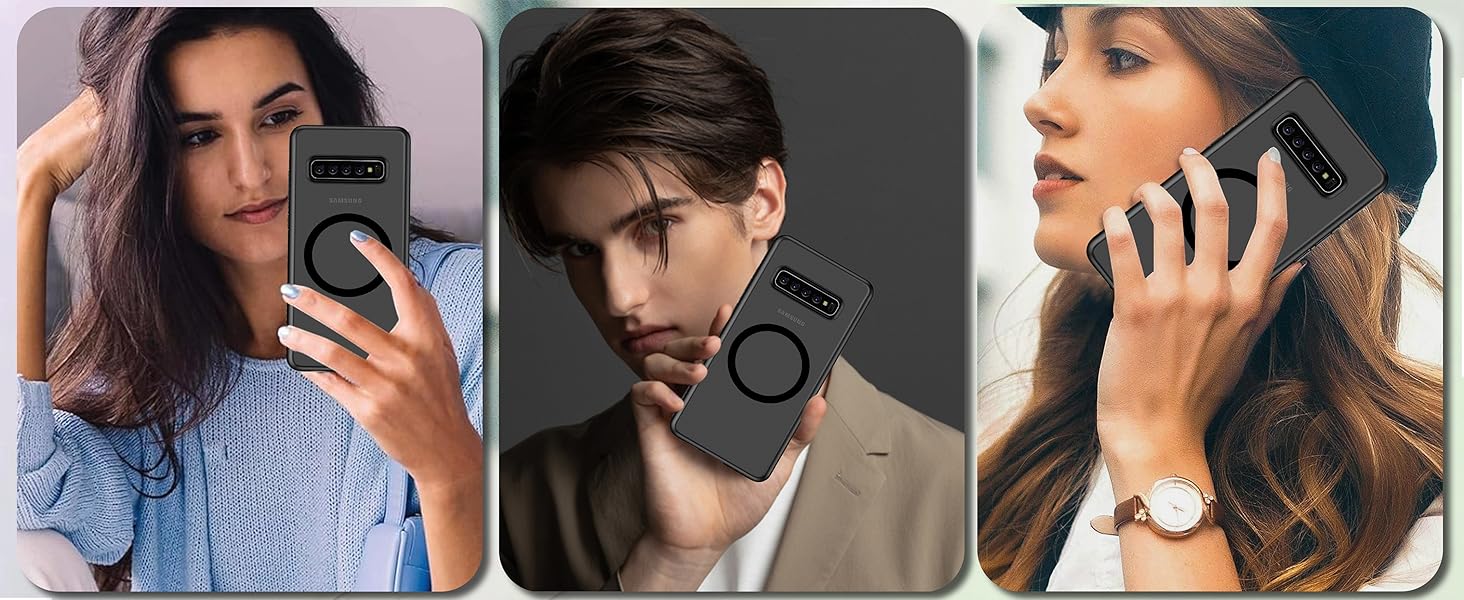 Amazon.com: Guizzcg for Samsung Galaxy S10 Plus Magnetic Case (6.4-inch) [Compatible with ...