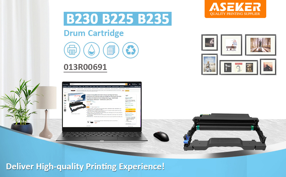 ASEKER Compatible Imaging Drum B230 B225 B235 Drum unit 013R00691 Drum kit for Xerox B230 B225 ...