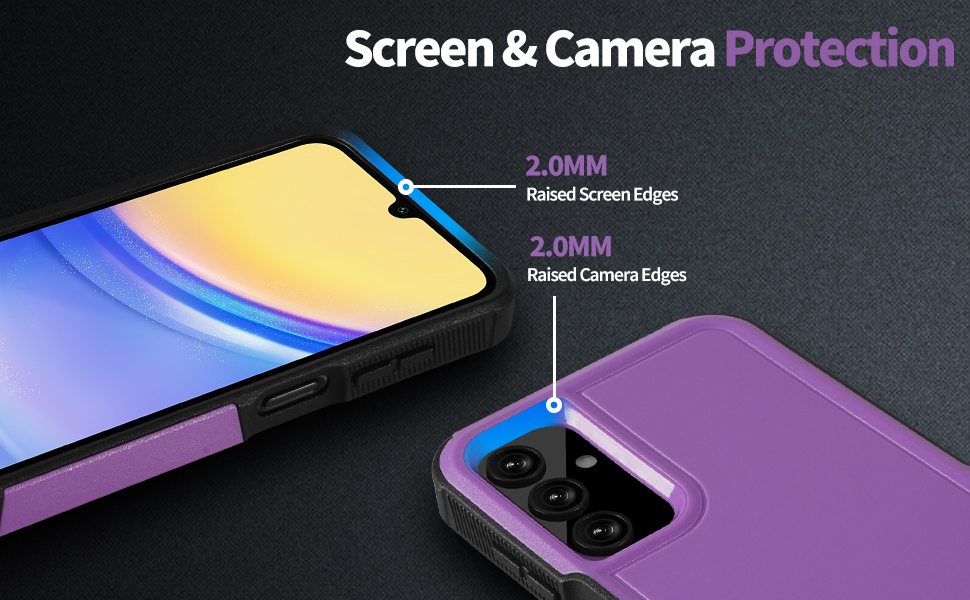 Amazon.com: XZPPZH for Samsung Galaxy A15 5G Case Dual Layer Protective A15 5G Phone Case Heavy ...