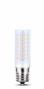 Heifymi E17 LED Spotlight Bulb Dimmable 6W (60 Watt Equivalent) E17 Intermediate Base Type R14 ...