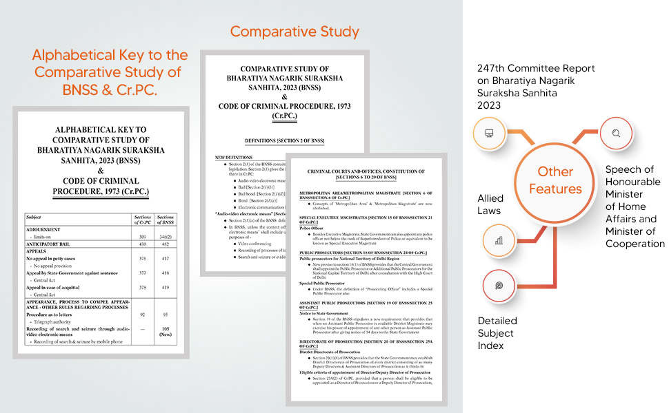 Buy Taxmann's Bharatiya Nagarik Suraksha Sanhita (BNSS) 2023 – Comprehensive Legal Resource ft ...