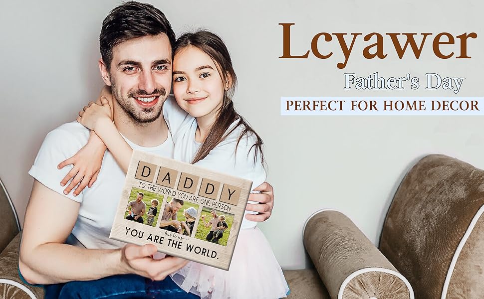 Amazon.com: Customized Farhers Day Birthday Gifts for Dad from Son Kids Custom Papa Gifts for ...