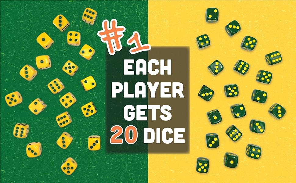 Amazon.com: Big Discoveries Trash Dice - Fast-Paced Family Dice Game | Exciting 2-Player Board ...