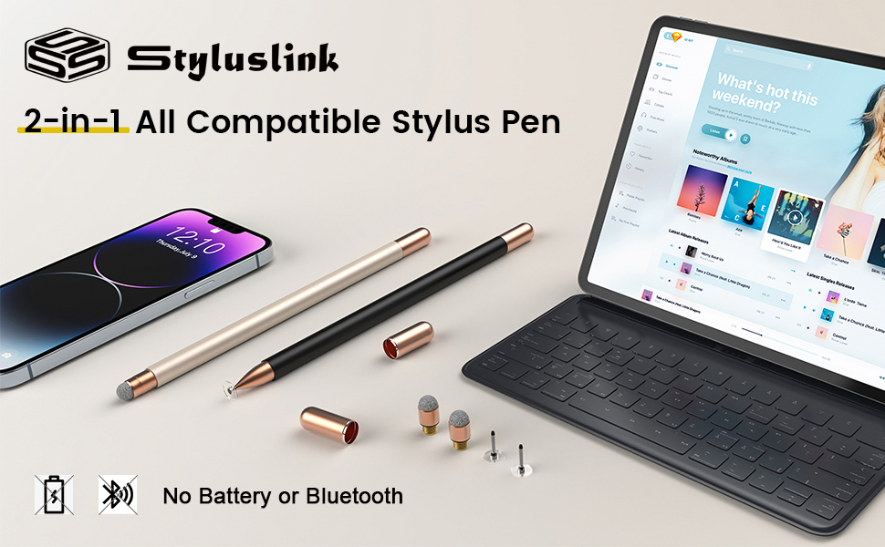 Amazon.com: 2-in-1 Stylus Pens for Touch Screens, High Sensitivity Dual ...