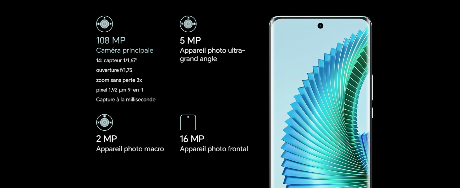 HONOR magic6 Lite 5G Smartphone, 6.78 inches AMOLED 108MP Main Camera Snapdragon 6 Gen 1 Android ...