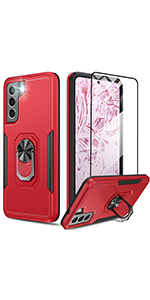 Amazon.com: Oterkin for Samsung Galaxy S21 FE Case, Heavy Duty Military Grade Shockproof Case ...