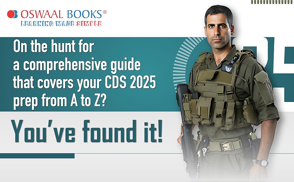 Oswaal CDS (Combined Defence Services) 14 Solved Papers Year-wise 2018-2024 (II) | General ...