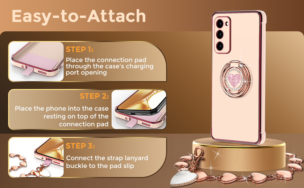 Amazon.com: XYZ for Galaxy S23 Case with Stand, for Samsung Galaxy S23 Case with Double Ring ...