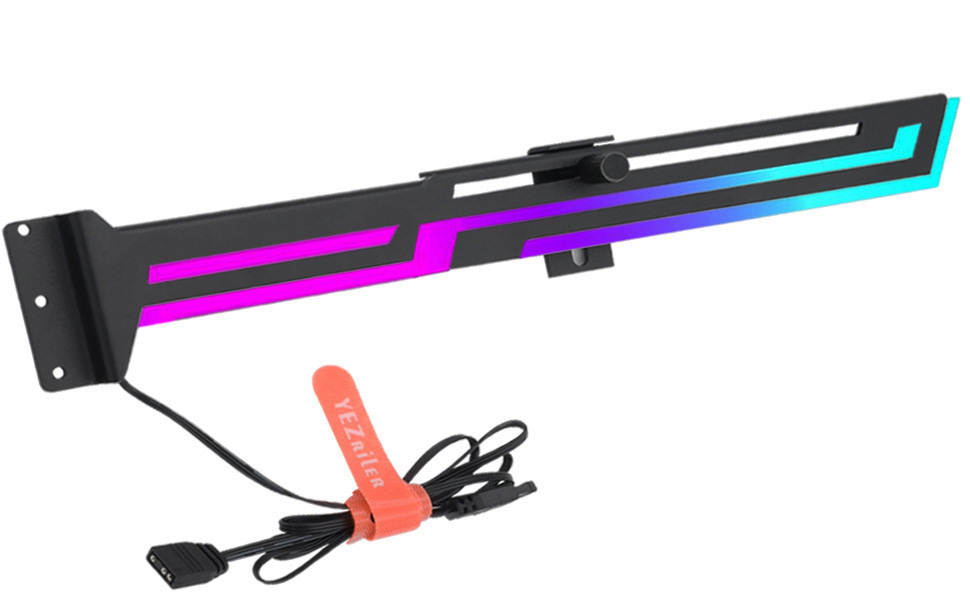 YEZriler - Soporte para GPU RGB, soporte para tarjetas gráficas con longitud y altura ajustables ...