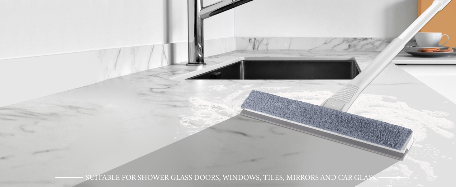 Amazon.com: SetSail Window Squeegee, 2-in-1 Small Squeegee for Window Cleaning All-Purpose ...