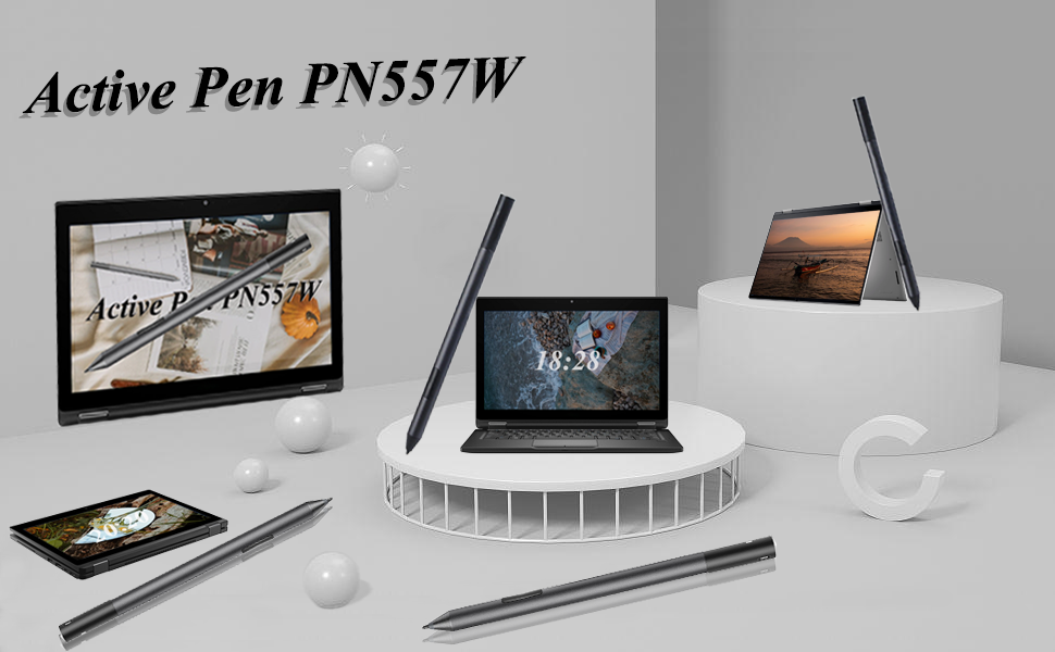 Active Pen PN557W Bluetooth for Dell Active Pen PN557W,PN556W Compatible with 2 in 1 Laptop for ...