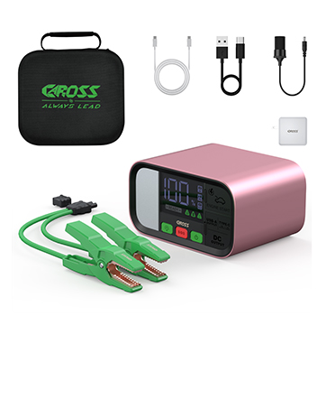 Amazon.com: CAROSS T14 Jump Starter with Air Compressor, 2000A Peak 20000mAh, Green Jumper Cable ...